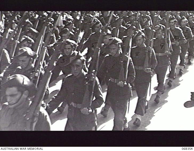 BRISBANE, QLD. 1944-08-08. TROOPS OF THE 2/31ST INFANTRY BATTALION ...