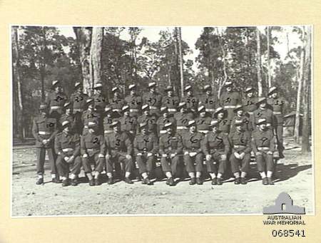 STRATHPINE, QLD. 1944-08-21. BATTALION HEADQUARTERS PERSONNEL OF THE 2 ...