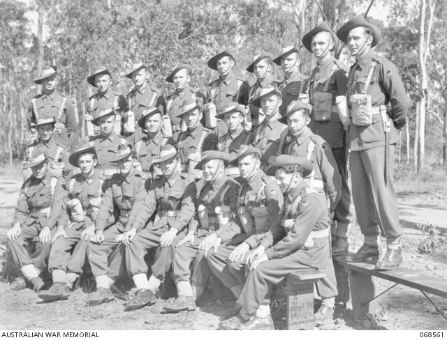STRATHPINE, QLD. 1944-08-21. SENIOR NON COMMISSIONED OFFICERS OF THE 2 ...