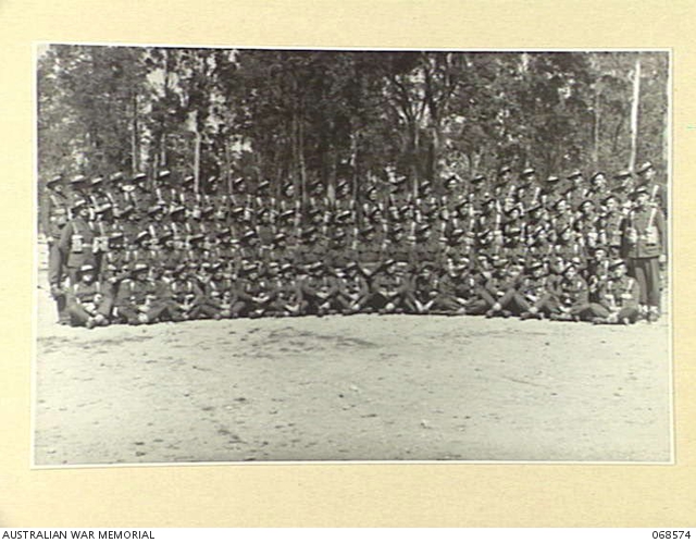 STRATHPINE, QUEENSLAND, AUSTRALIA. 1944-08-21. MEMBERS OF "D" COMPANY ...