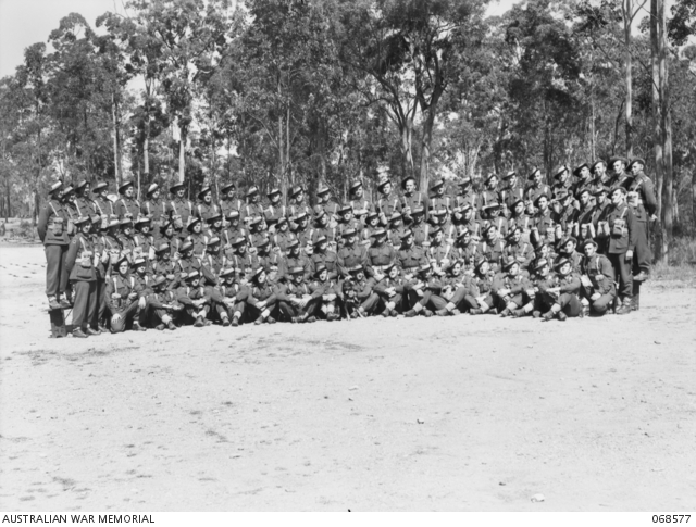 STRATHPINE, QLD. 1944-08-21. MEMBERS OF "B" COMPANY, 2/31ST INFANTRY ...