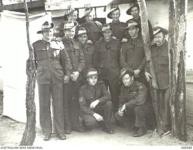 STRATHPINE, QLD. 1944-08-21. SENIOR NON COMMISSIONED OFFICERS OF ...