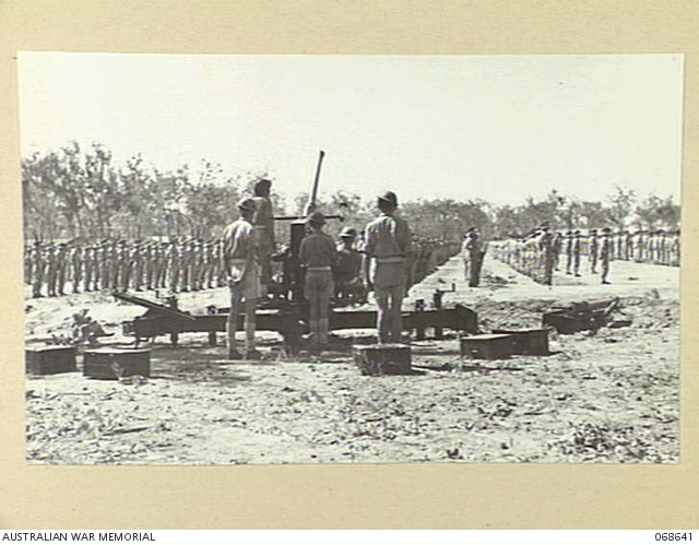 51 MILE, STUART HIGHWAY, NT. 1944-08-22. SIDE VIEW OF THE PARADE OF THE ...