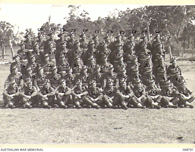 STRATHPINE, QLD. 1944-08-24. GROUP PORTRAIT OF WARRANT OFFICERS AND ...