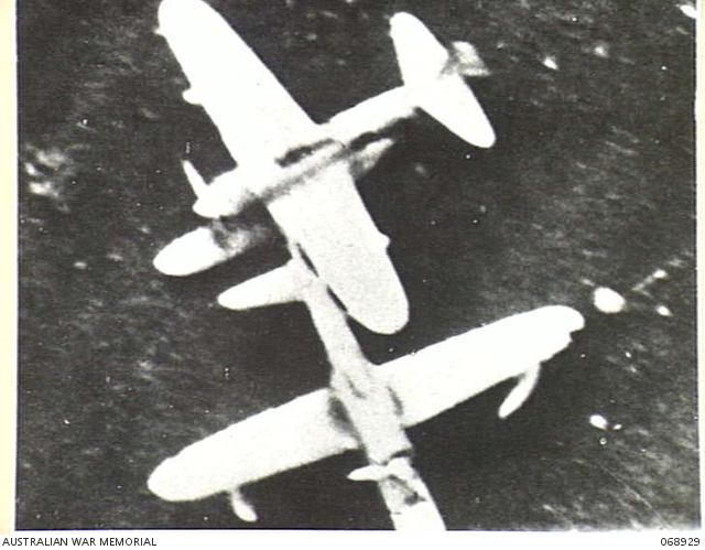 AIRCRAFT RECOGNITION, SYDNEY, NSW. 1944. "RUFE" FIGHTER FLOAT PLANE ...