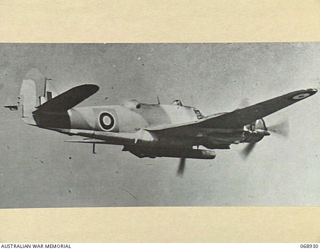SYDNEY, NSW. 1944. BRISTOL BEAUFIGHTER MEDIUM BOMBER, TORPEDO BOMBER IN ...