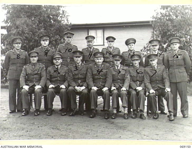 BALCOMBE, VICTORIA, AUSTRALIA. 1944-09-09. AUSTRALIAN ARMY OFFICERS ...