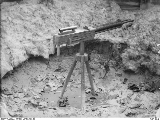 BALIKPAPAN, BORNEO. 1946. A VERY WELL MADE DUMMY JAPANESE LIGHT ANTI ...