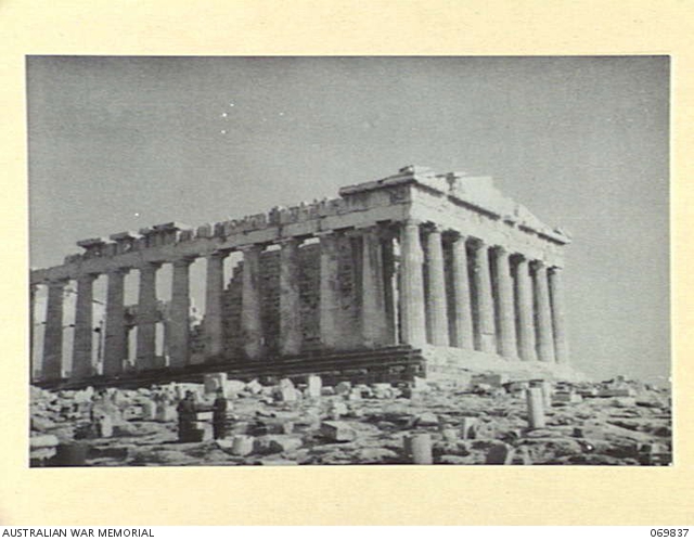 GREECE. 1941-04-15-17. THE PARTHENON (THE CHIEF TEMPLE OF ATHENS) ON ...