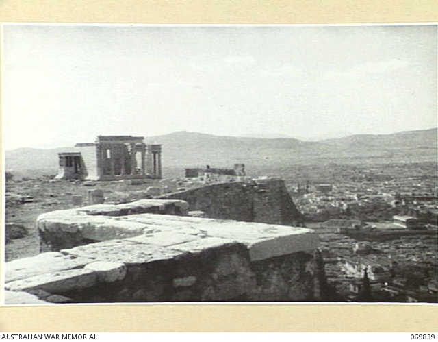 GREECE. 1941-04-15-17. THE ERECHTHEUM, A TEMPLE ON THE ACROPOLIS AT ...