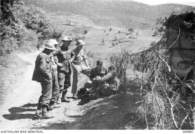 GREECE. 1941-04-16. SOLDIERS AT THE REGIMENTAL AID POST AT NO. 1 ...