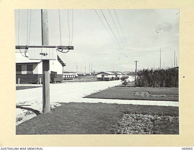 KALINGA, QUEENSLAND, AUSTRALIA. 1945-07. A SECTION OF THE CAMP AREA OF ...