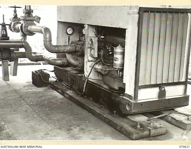 The United States Army pump house, Reu Valley. It is one of two pumping ...