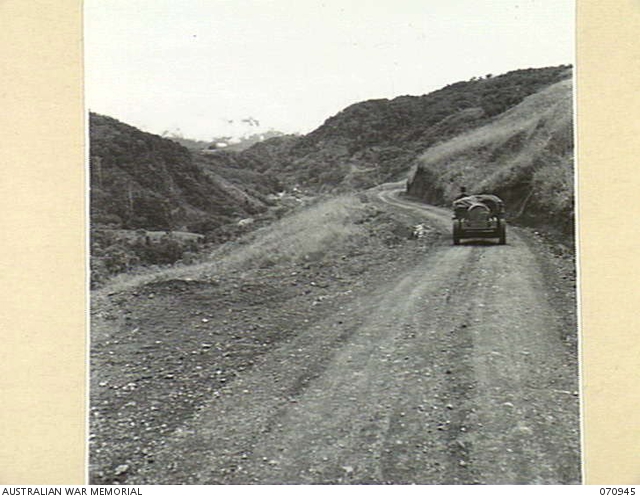 ZENAG PLATEAU, NEW GUINEA, 1944-02-27. THE WAMPIT VALLEY VIEWED FROM ...