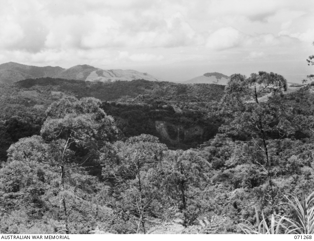 WAREO AREA, NEW GUINEA. 1944-03-18. ONE OF TWO PHOTOGRAPHS FORMING A ...