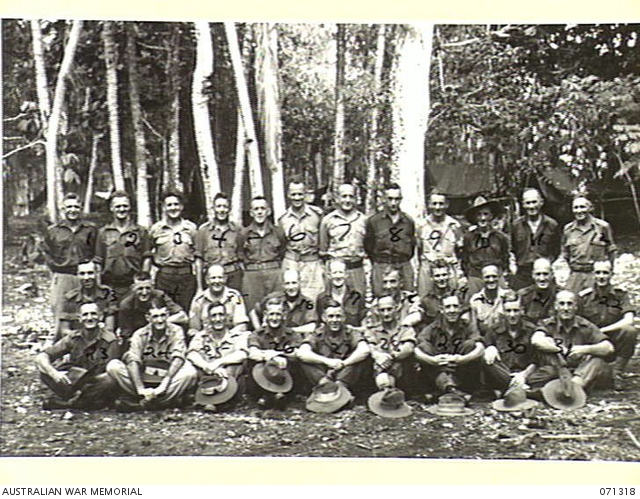 FORTIFICATION POINT, NEW GUINEA, 1944-03-19. MEMBERS OF A GUARD PLATOON ...
