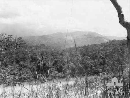 FINSCHHAFEN AREA, NEW GUINEA. 1944-03-21. A SECTION OF A PANORAMA FROM ...
