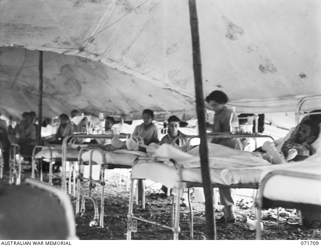 LAE, NEW GUINEA, 1944-03-25. THE INTERIOR OF WARD 1, SURGICAL WARD, 2 ...