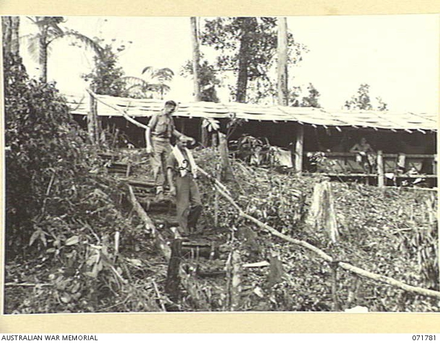 WAREO, PAPUA, NEW GUINEA, 1944-03-29. THE EXTERIOR VIEW OF A WARD AT B ...