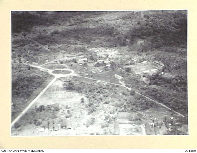 LAE, NEW GUINEA. 1944-03-30. HEADQUARTERS LAE BASE SUB AREA VIEWED FROM ...