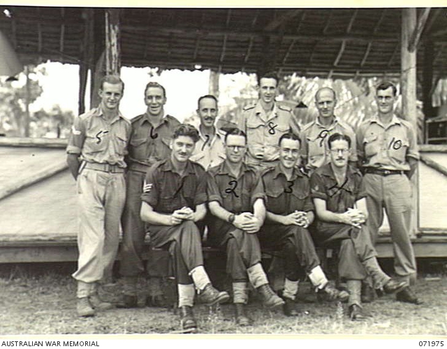 LAE, NEW GUINEA. 1944-04-01. THE OFFICER STAFF AT G BRANCH ...