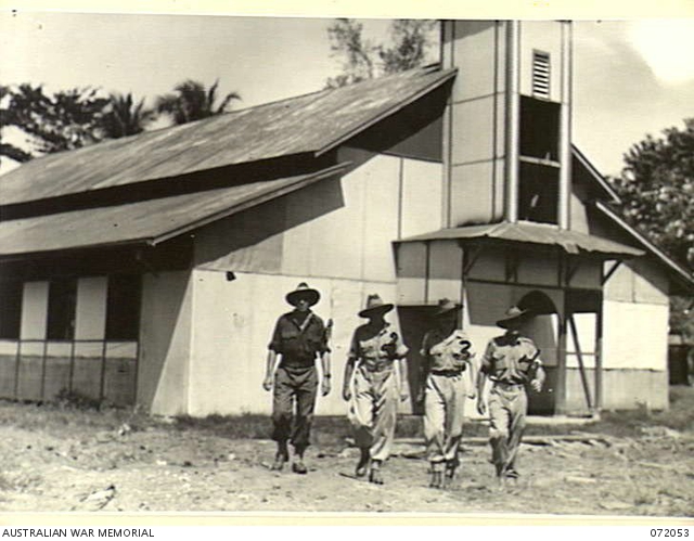 LAE, NEW GUINEA. 1944-04-03. MEMBERS OF HEADQUARTERS LAE BASE SUB-AREA ...