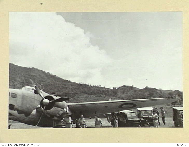 WAU, NEW GUINEA. 1944-04-26. THE LOCKHEED HUDSON BOMBER AIRCRAFT FROM ...