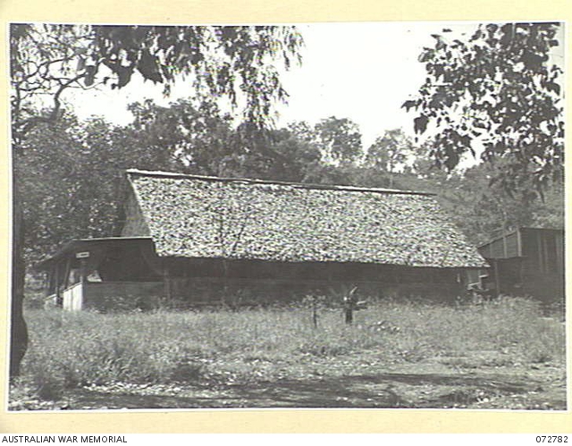 PORT MORESBY, NEW GUINEA. 1944-05-01. THE E MESS HUT, USED BY ...