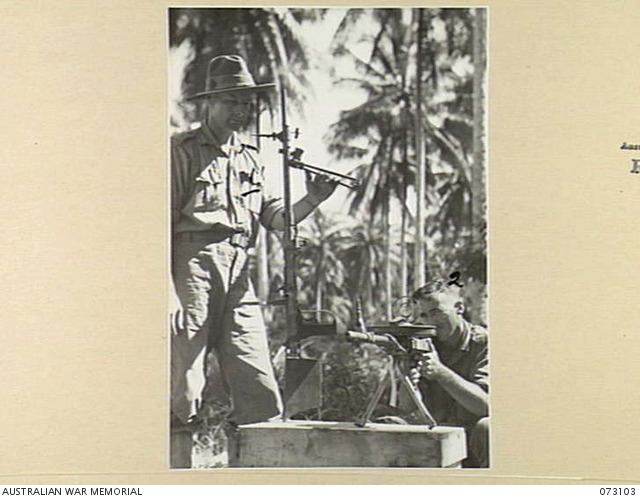 ALEXISHAFEN, NEW GUINEA. 1944-05-09. MEMBERS OF Z FIELD SECURITY ...