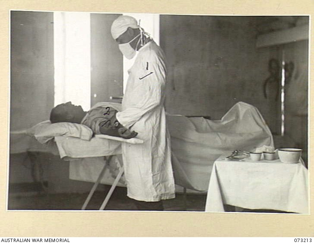 ALEXISHAFEN, NEW GUINEA. 1944-05-15. VX63770 SERGEANT J. YOUNG, MEDICAL ...