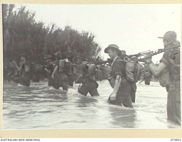 MALAS RIVER, NEW GUINEA. 1944-05-27. FORWARD TROOPS OF THE 35TH ...