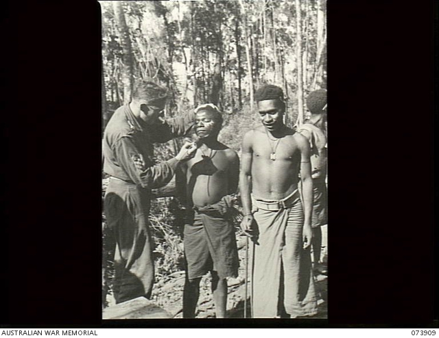 SHAGGY RIDGE, RAMU VALLEY, NEW GUINEA. 1944-06-18. VX128013 SERGEANT G ...