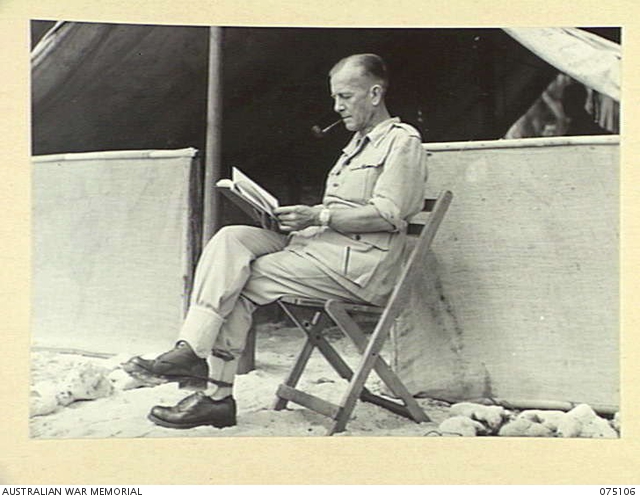 MILILAT, NEW GUINEA. 1944-08-07. QX35567 MAJOR A.G. ROWELL, DEPUTY ...