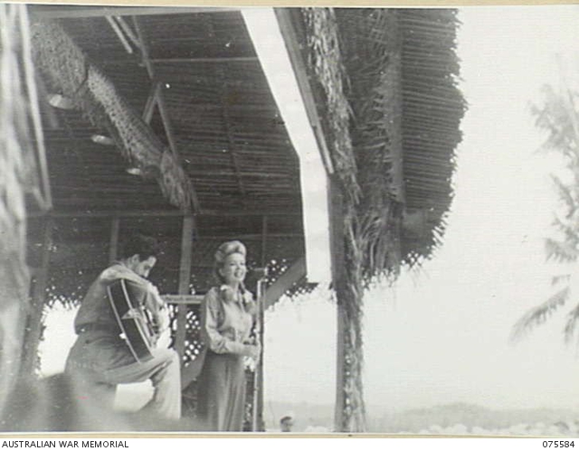 MILILAT, NEW GUINEA. 1944-08-31. FRANCES LANGFORD, SINGER OF THE BOB ...