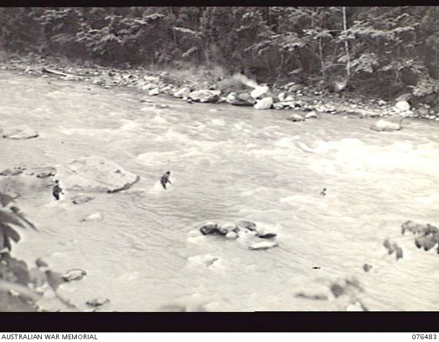 BUSU RIVER, NEW GUINEA. 1944-10-07. PERSONNEL OF THE 2/8TH COMMANDO ...