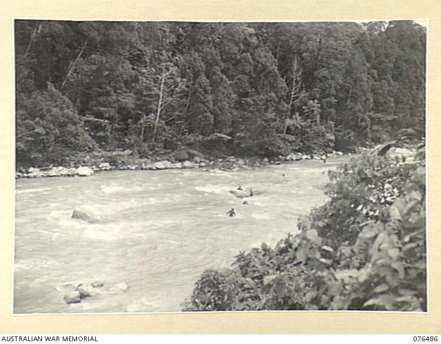 BUSU RIVER, NEW GUINEA. 1944-10-07. PERSONNEL OF THE 2/8TH CAVALRY ...