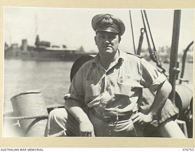 AITAPE, NEW GUINEA. 1944-10-26. LIEUTENANT W.V. WOODS, ROYAL AUSTRALIAN ...