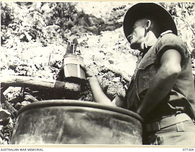 BOUGAINVILLE. 1944-11-24. SX33273 LANCE-CORPORAL D.K. STUART, FIELD ...