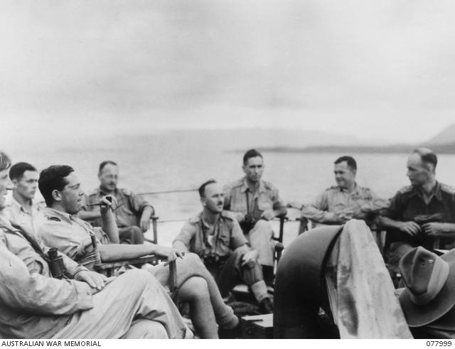 AT SEA. 1944-12-27. VX27 MAJOR GENERAL A. H. RAMSAY, CBE, DSO, ED ...