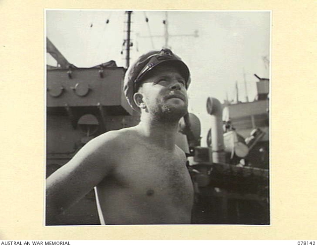 Informal portrait of Sub Lieutenant Anthony Frederick Mathew Keogh, an ...