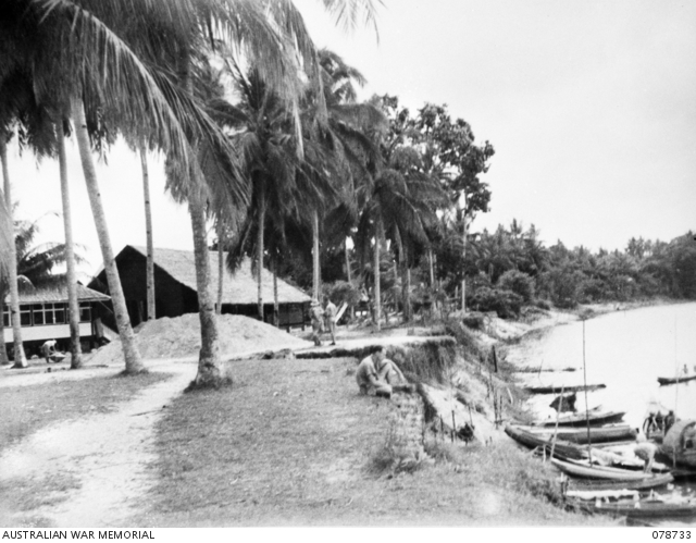 1941-04. THE SERGEANT'S MESS OF NO. 8 SQUADRON RAAF ON THE BANK OF THE ...