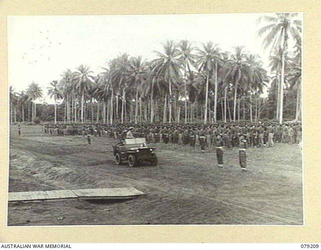 AITAPE, NEW GUINEA. 1945-02-23. VX17 MAJOR- GENERAL J.E.S. STEVENS, DSO ...