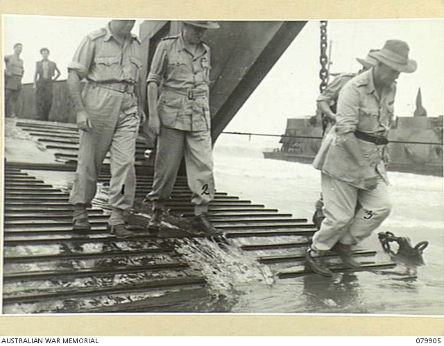 AITAPE, NEW GUINEA. 1945-03-23. LORD WAKEHURST, KCMG, GOVERNOR OF NEW ...
