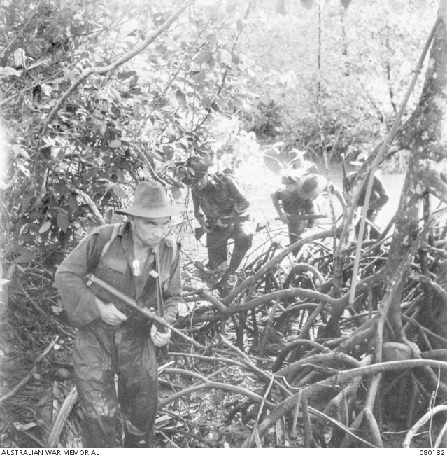 SIAR, NEW GUINEA. 1944-07-04. TROOPS OF THE 57/60TH INFANTRY BATTALION ...