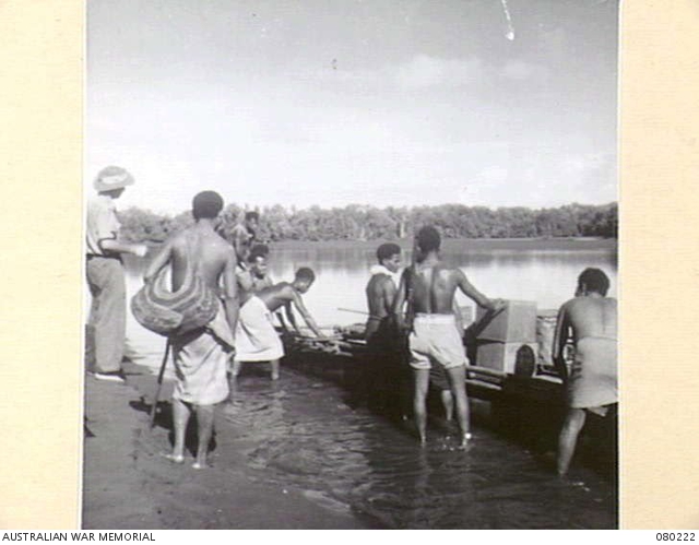 HANSA BAY, NEW GUINEA. 1944-07-08. MEMBERS OF NO.5 PLATOON, A COMPANY ...