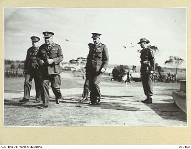 BALCOMBE, VICTORIA, AUSTRALIA. 1944-09-19. VX1 GENERAL SIR THOMAS ...