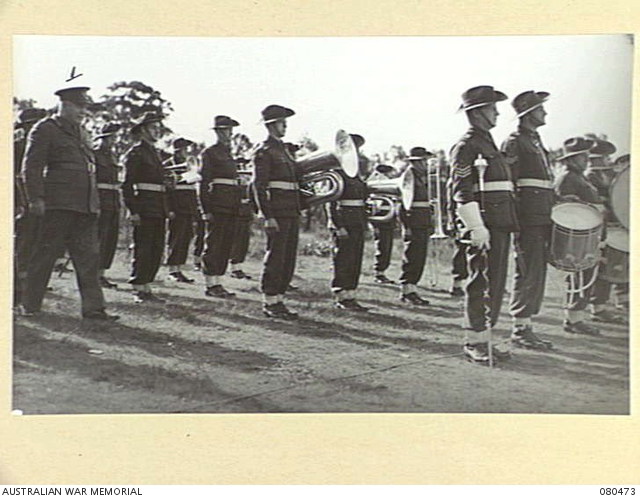 BALCOMBE, VICTORIA, AUSTRALIA. 1944-09-19. THE BAND FROM HEADQUARTERS ...