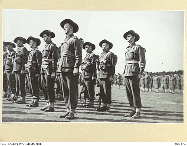 BALCOMBE, VICTORIA, AUSTRALIA. 1944-09-19. PERSONNEL OF THE 1ST ...