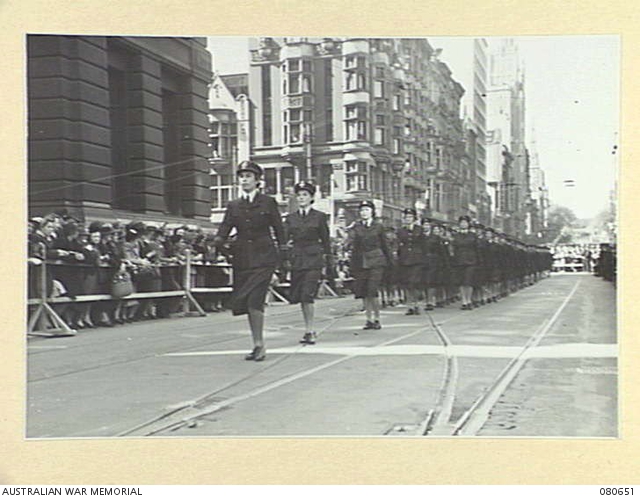 MELBOURNE, VICTORIA. 1944-09-29. PERSONNEL OF THE WOMEN'S AUXILIARY ...