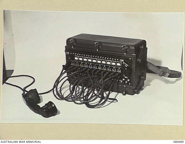 MELBOURNE, VIC. 1944-09-02. A SWITCHBOARD MAGNETO 10 LINE (AUSTRALIA ...